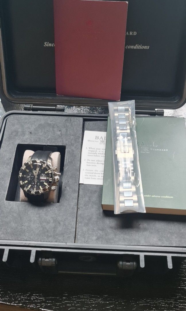 Ball Nedu titanium casing and ceramic bezel, Luxury, Watches on Carousell