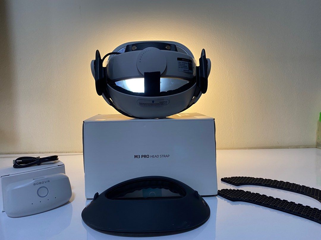 BoboVR M3 Pro Headstrap with Battery Pack (for Meta Quest 3), Video ...