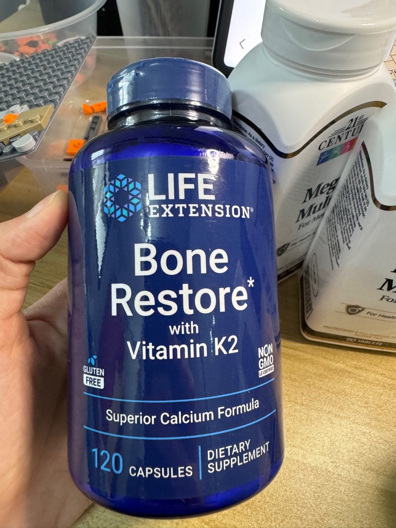 Bone Restore with Vitamin K2, Health & Nutrition, Health Supplements ...