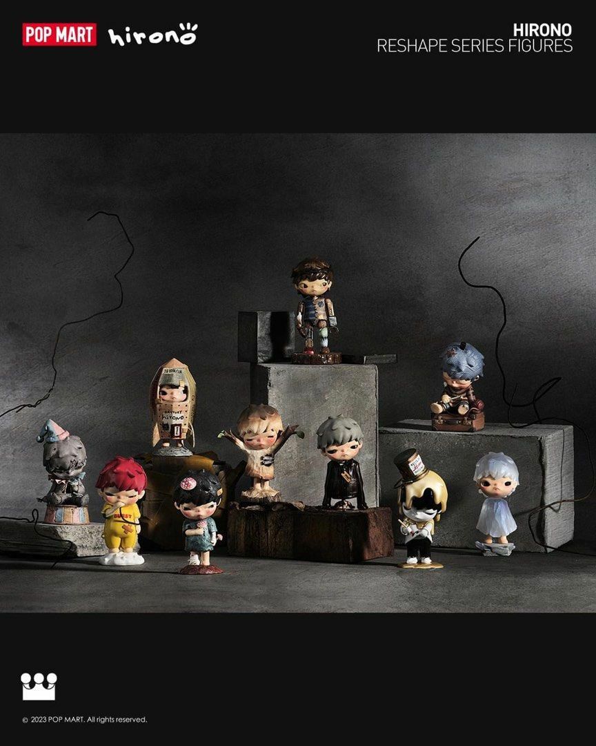 [BRAND NEW! POPMART] POPMART HIRONO INNER FLOW RESHAPE SERIES FULL SET ...
