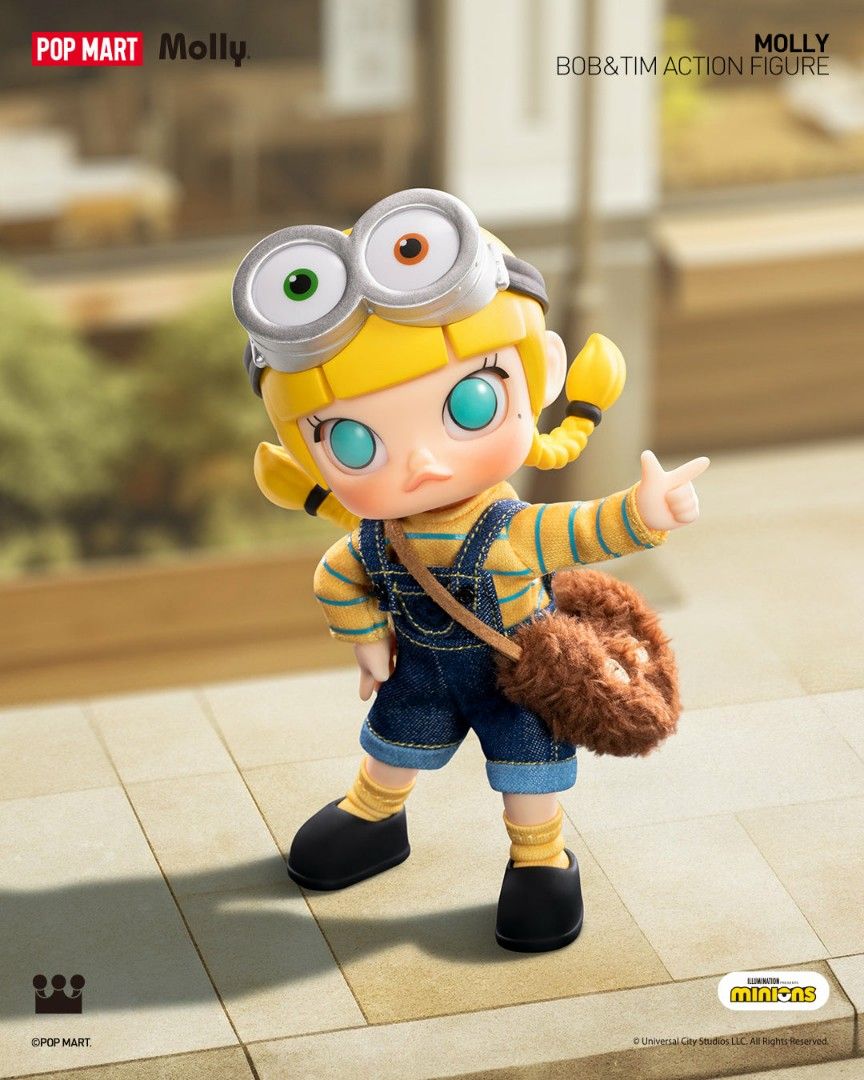 [BRAND NEW! POPMART] POPMART MOLLY THE MINIONS BOB AND TIM COLLECTOR'S ...