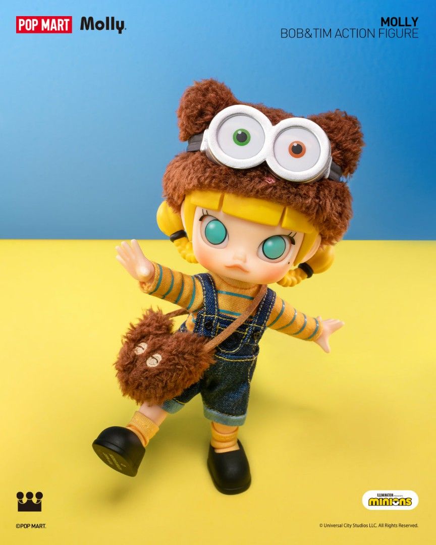 [BRAND NEW! POPMART] POPMART MOLLY THE MINIONS BOB AND TIM COLLECTOR'S ...