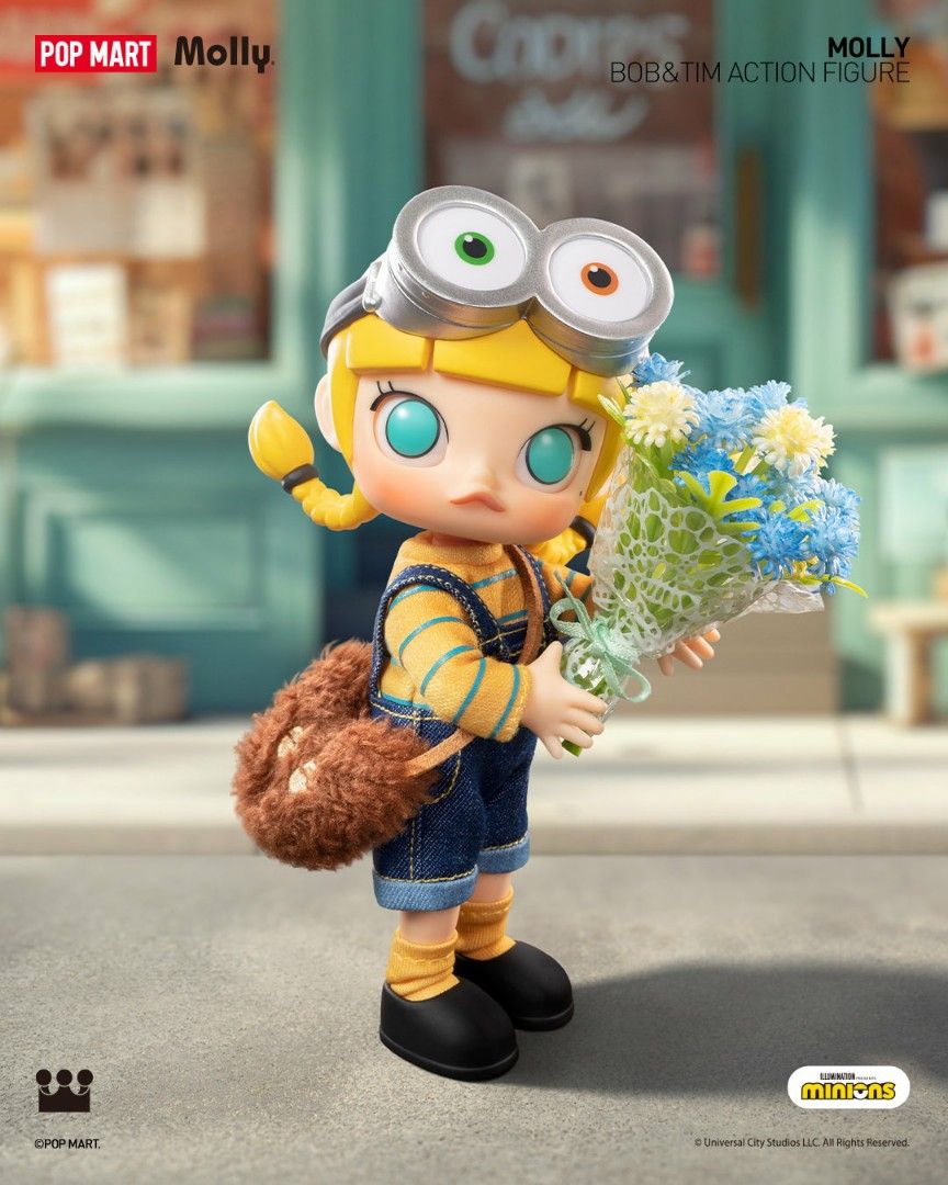 [BRAND NEW! POPMART] POPMART MOLLY THE MINIONS BOB AND TIM COLLECTOR'S ...