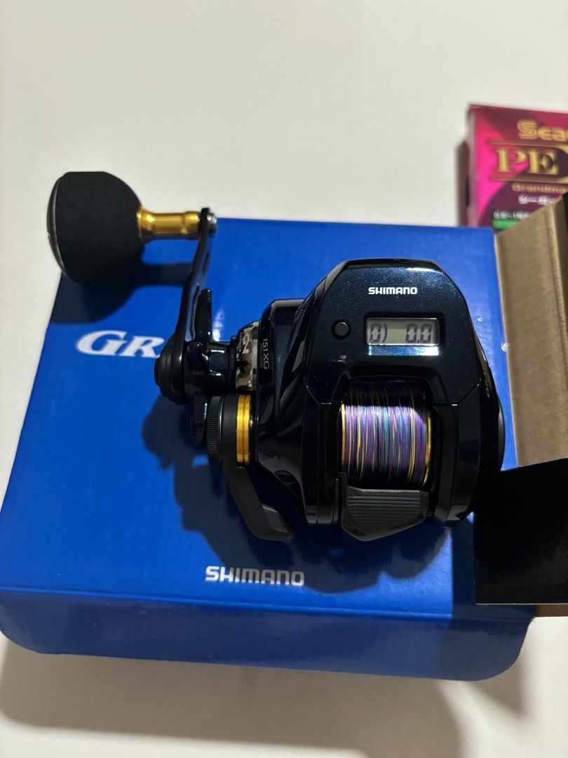 BRAND NEW shimano 19 grappler CT 151XG with line counter, Sports Equipment, Fishing on Carousell
