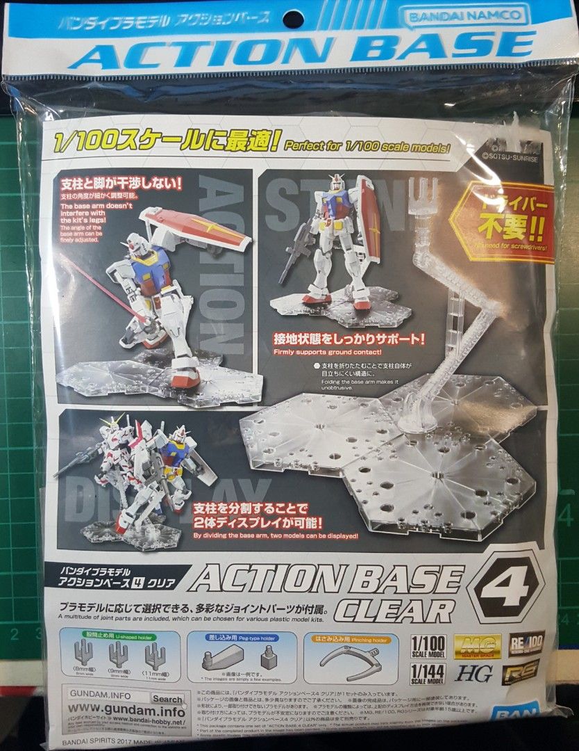 Brandnew Bandai Action Base 4 Clear color., Hobbies & Toys, Toys ...