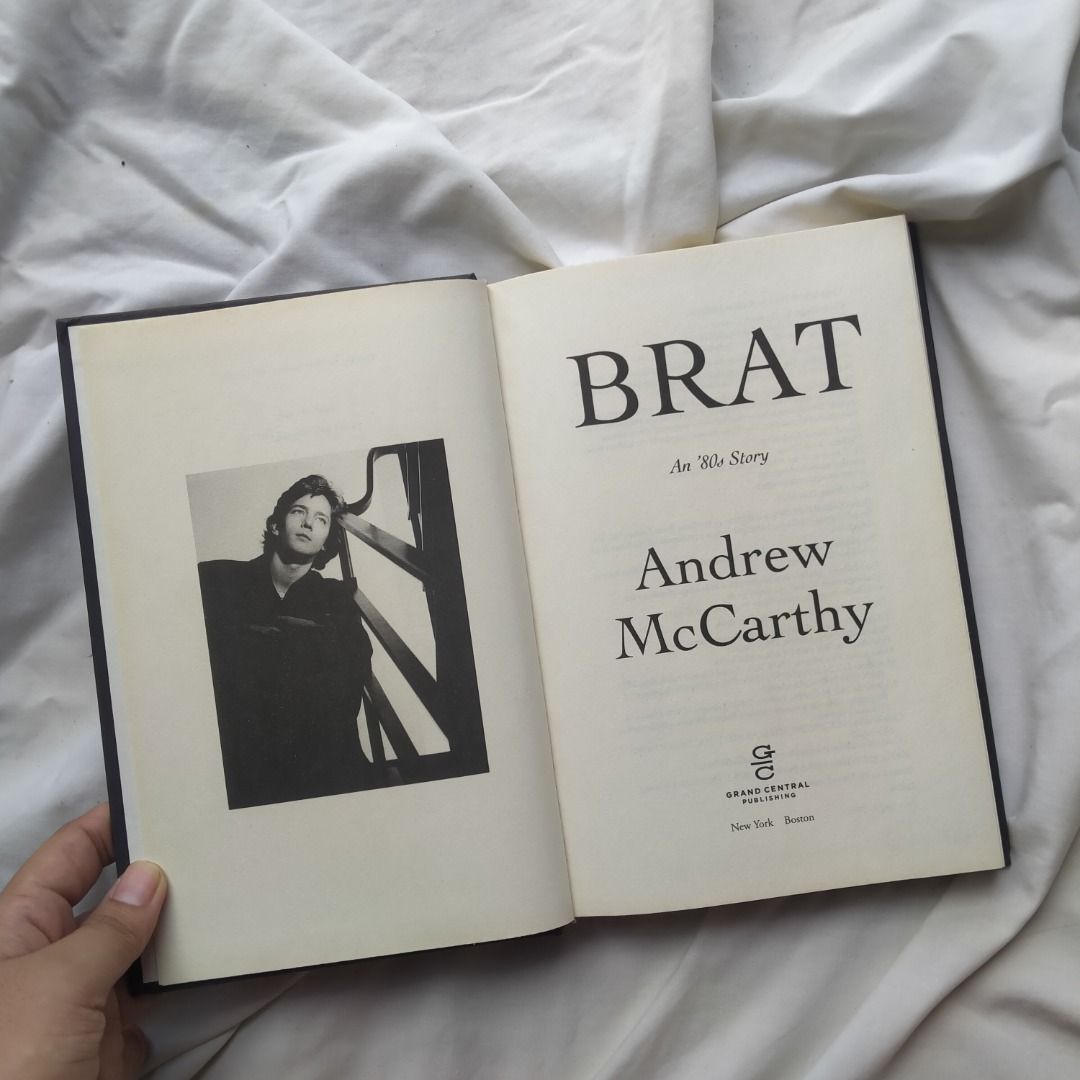 Brat: An '80s Story Book by Andrew McCarthy | Autobiography, Hobbies ...