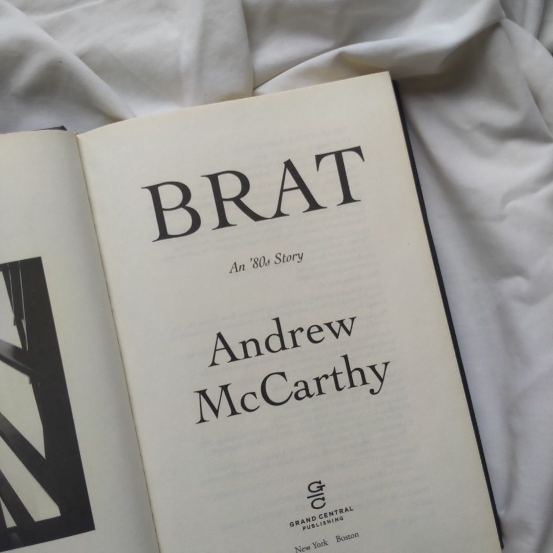 Brat: An '80s Story Book by Andrew McCarthy | Autobiography, Hobbies ...