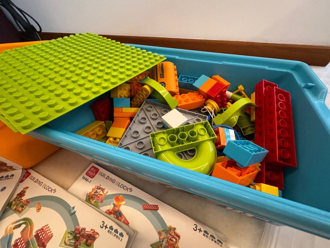 Building blocks for kids (duplo compatible), Hobbies & Toys, Toys ...