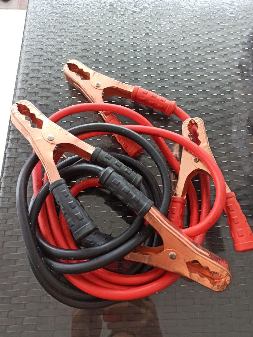 Car jump start cables. 2m long, Car Accessories, Accessories on Carousell