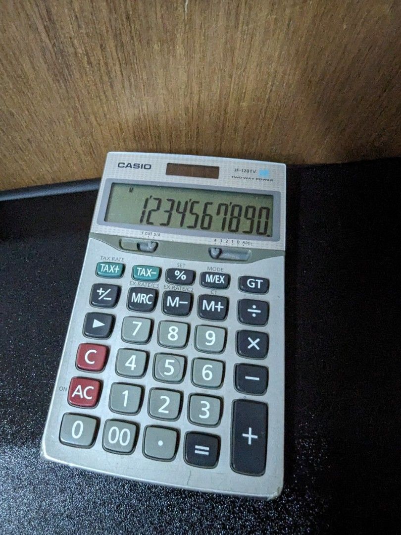 Casio Calculator MJ-120T & JF-120TV, Mobile Phones & Gadgets, Other ...