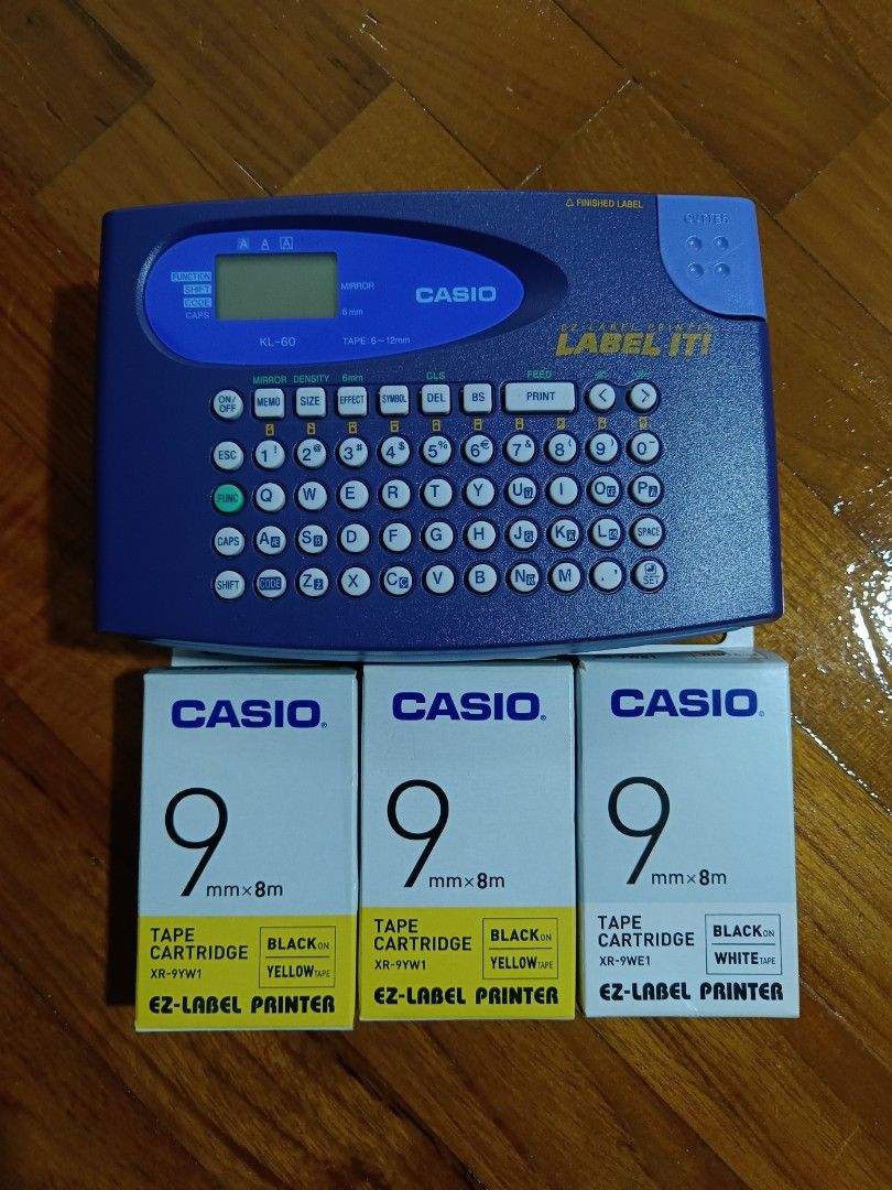 Casio Label Printer and Cartridge/Tapes, Computers & Tech, Printers, Scanners & Copiers on Carousell
