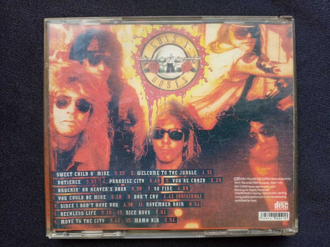 CD Guns 'N Roses : limited edition, Hobbies & Toys, Music & Media, CDs ...