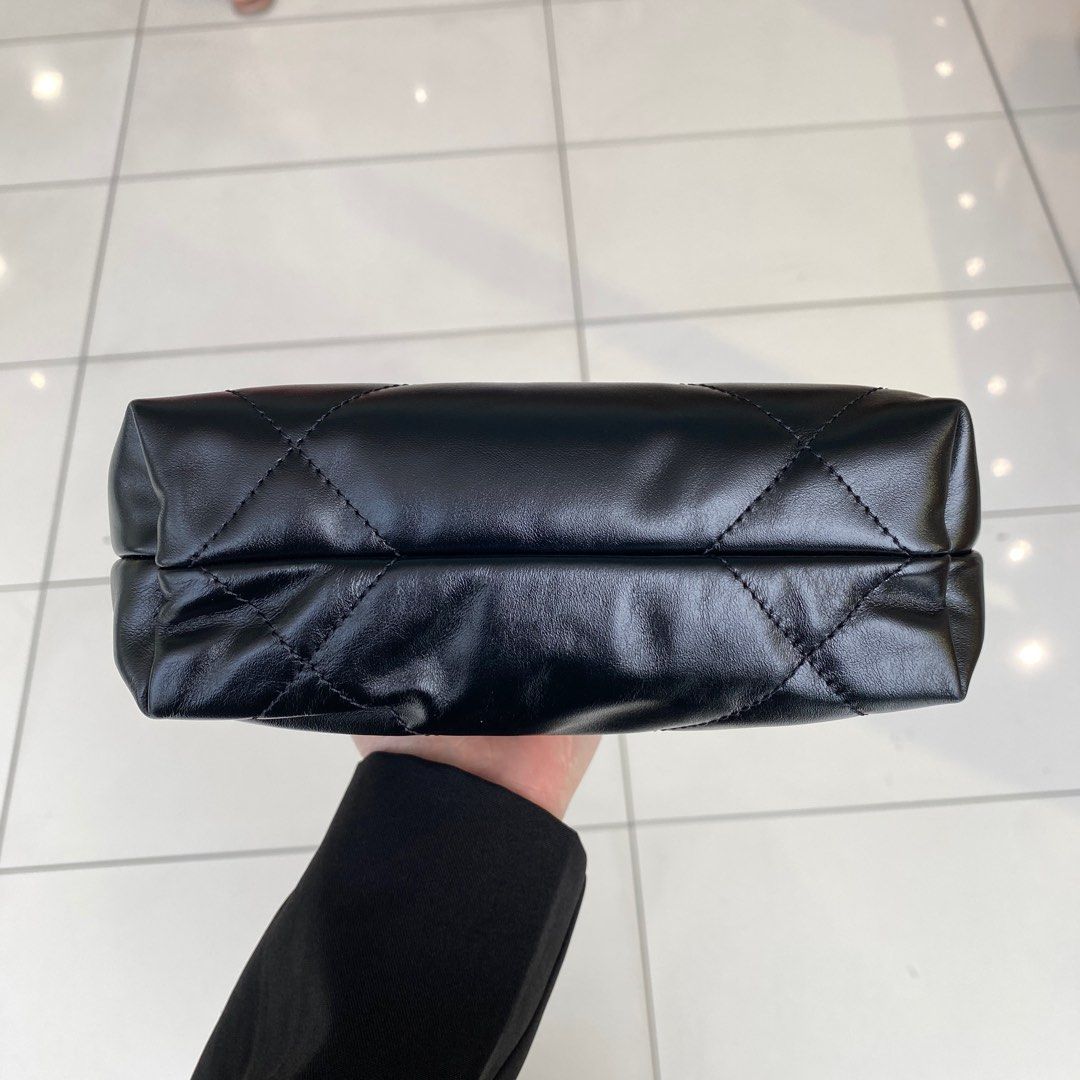 Chanel Mini 22 in Black GHW, Luxury, Bags & Wallets on Carousell
