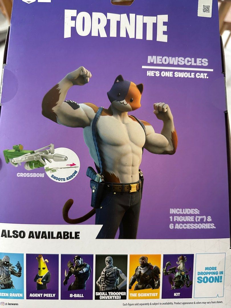 CHEAP Fortnite Meowscles special feature weapon, Hobbies & Toys, Toys ...