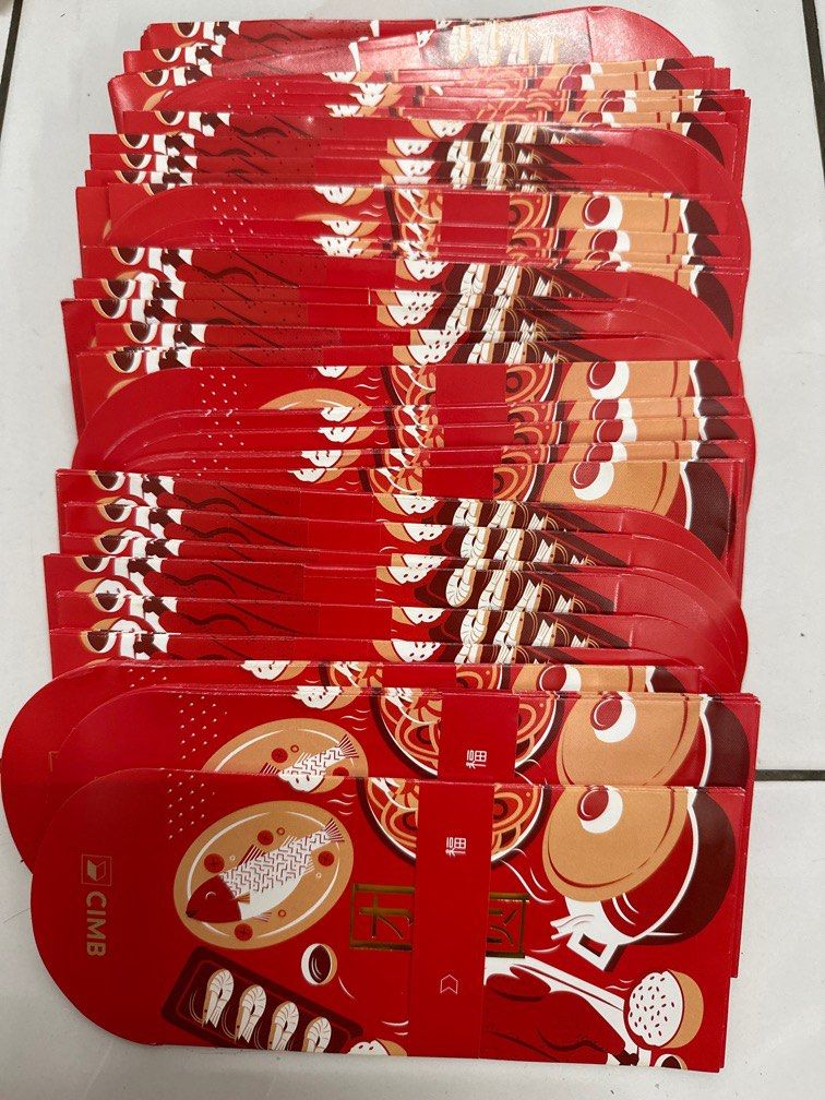 Cimb Ang pow packet 45 packs, Hobbies & Toys, Stationery & Craft, Art ...