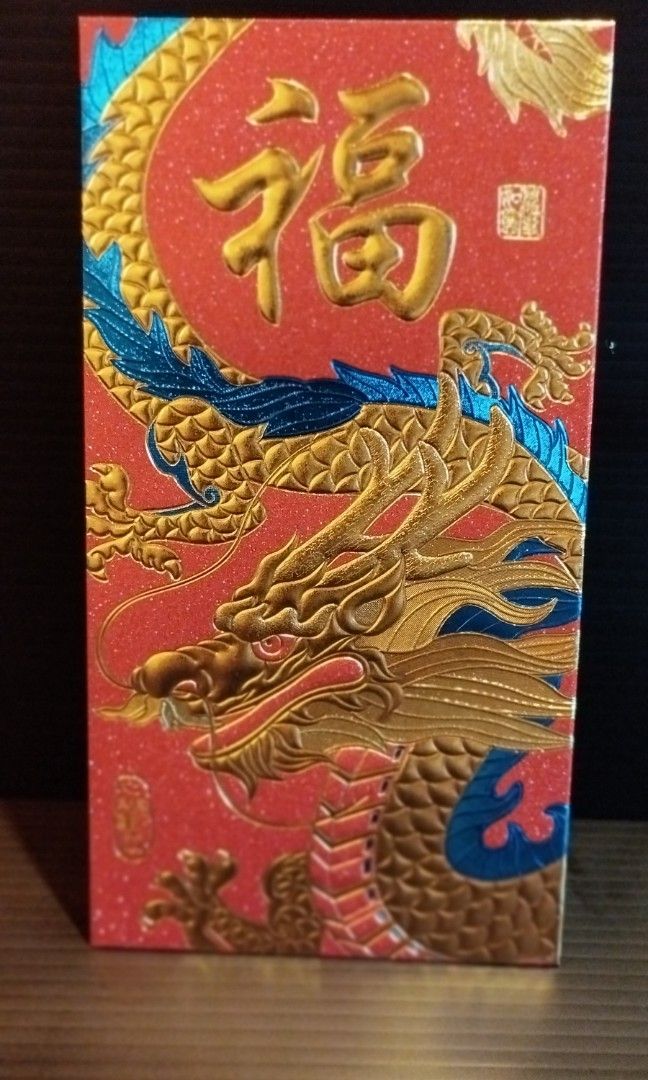 CNY Dragon Red Packet 2024 Year of the Dragon, Hobbies & Toys ...