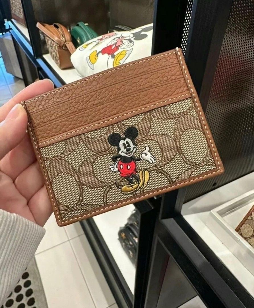 Coach Disney X Coach Slim Id Card Case With Winter Motif Style : CM209 ...
