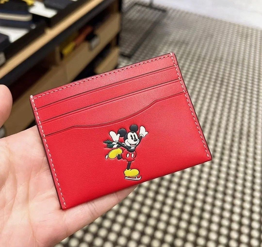 Coach Disney X Coach Slim Id Card Case With Winter Motif Style : CM209 ...