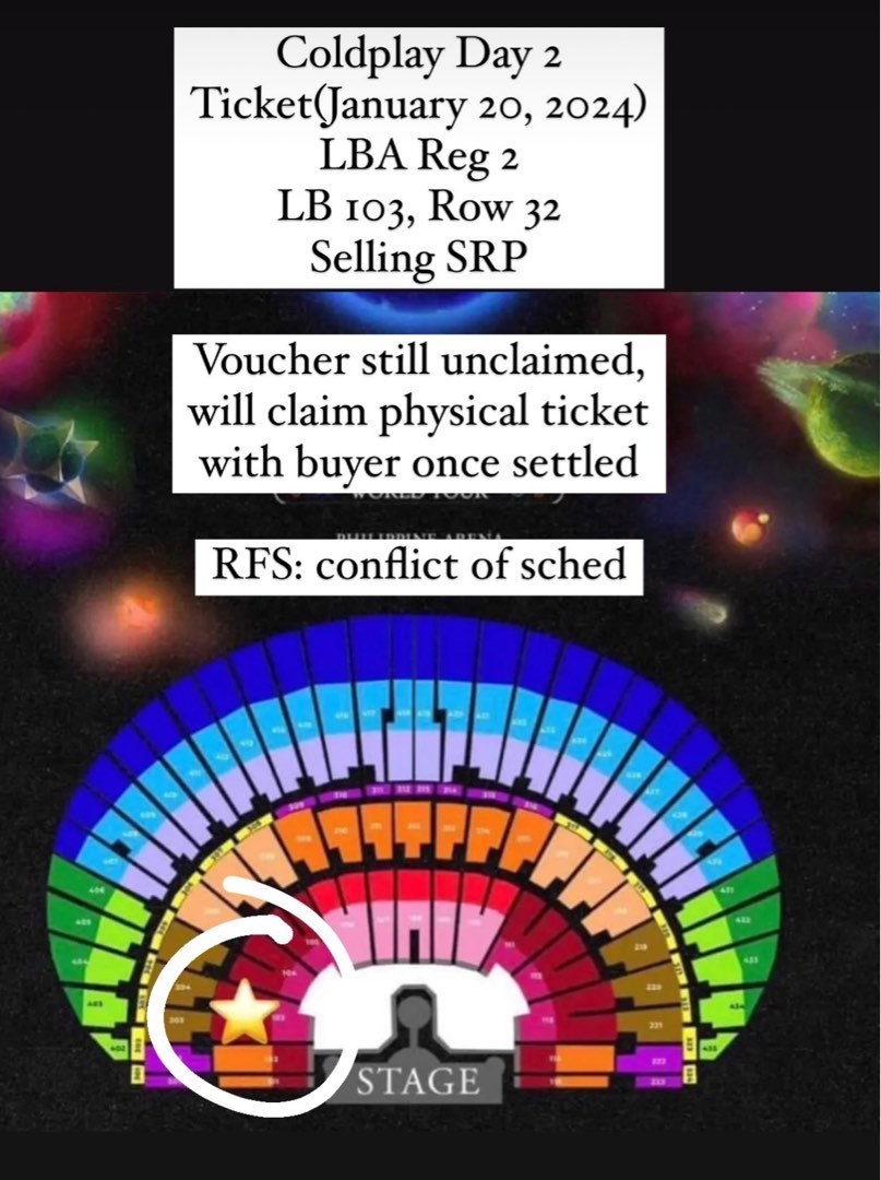 Coldplay: Music of the Spheres, Tickets & Vouchers, Event Tickets on ...