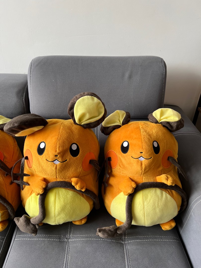 Combo 2 Dedenne Pokemon Plushie, Hobbies & Toys, Toys & Games on Carousell