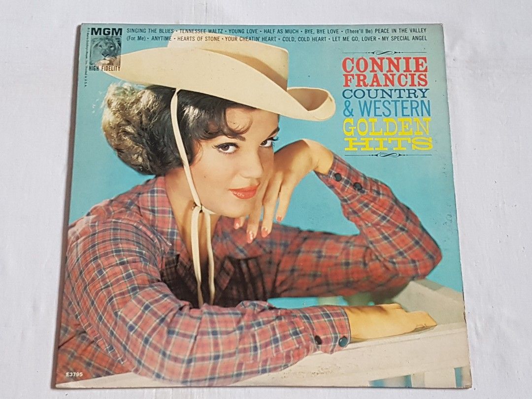 Connie Francis "Country & Western Golden Hits" 12" Vinyl LP Record MGM ...