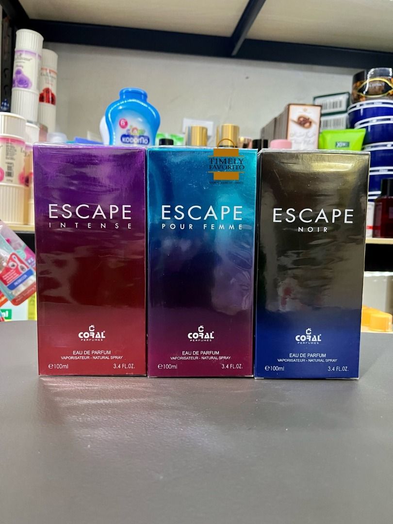 Coral Intense/Noir/Femme Escape EDP 100ml Perfume, Beauty & Personal ...