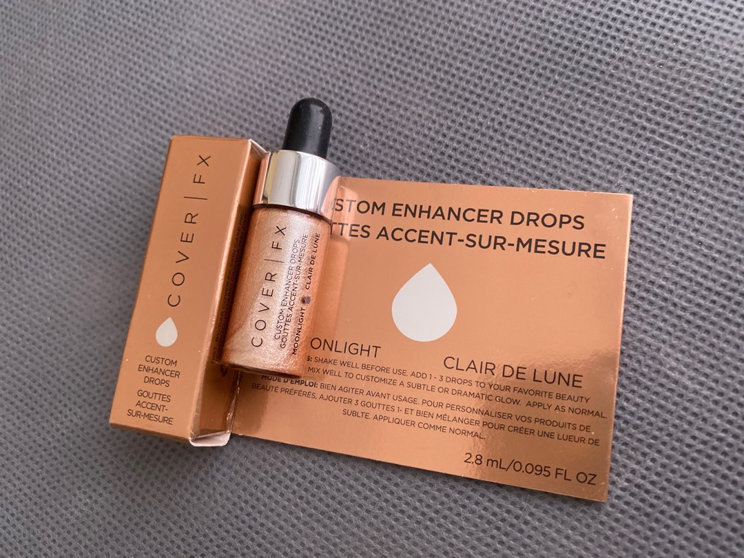 Cover FX custom highlighter drops (moonlight), Beauty & Personal Care ...