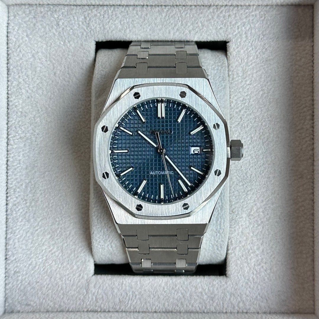 Custom Blue AP Seiko Mod, Men's Fashion, Watches & Accessories, Watches ...