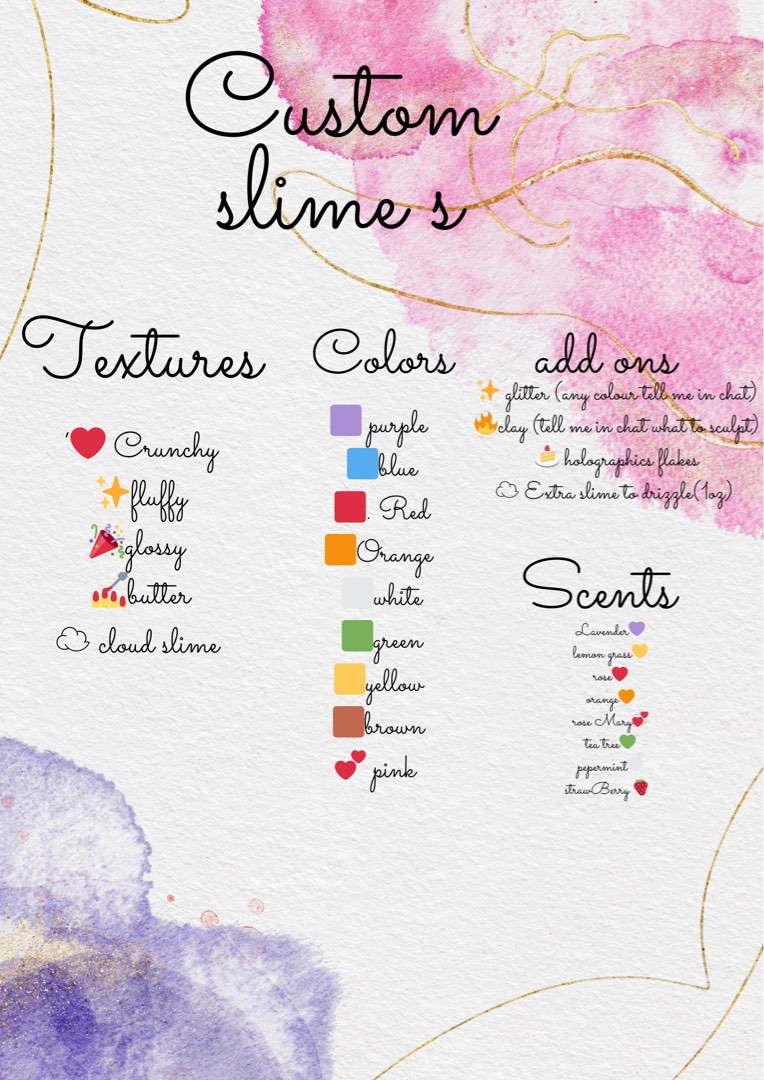 Custom slimes, Hobbies & Toys, Toys & Games on Carousell