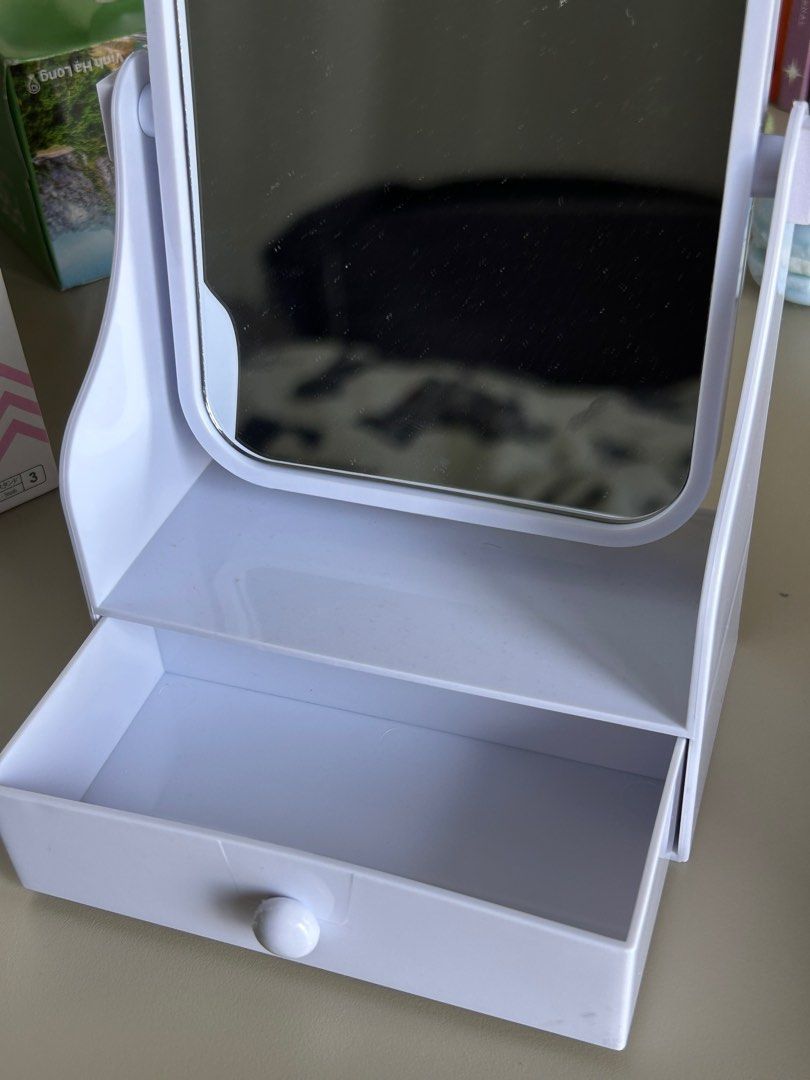 Daiso Mirror with Dresser, Furniture & Home Living, Furniture, Other ...