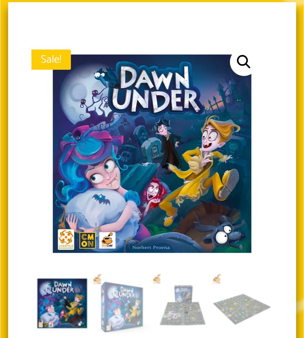 Dawn Under Board Game, Hobbies & Toys, Toys & Games on Carousell