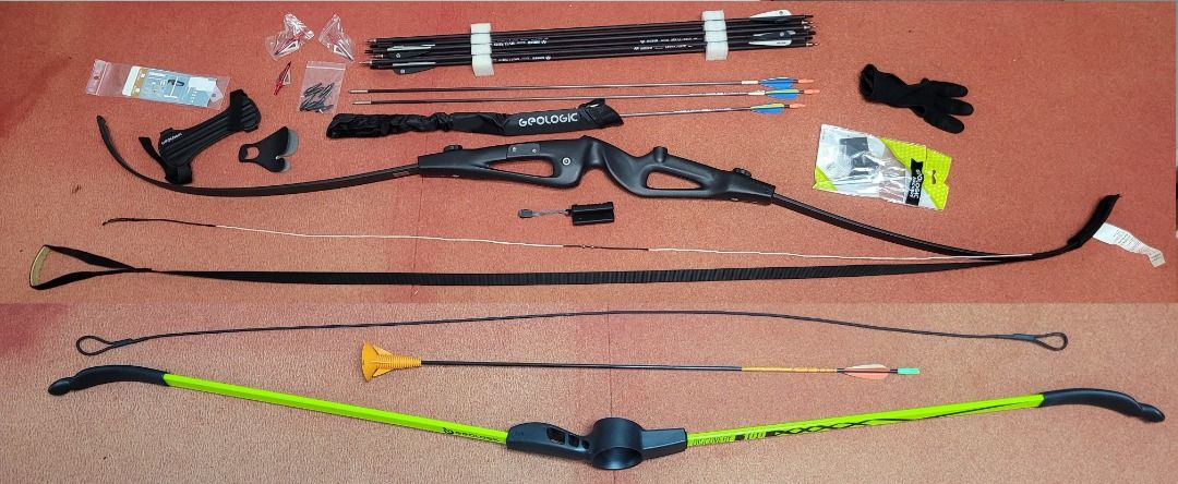 Decathlon Bow Set (2 bows, 10 arrows) - Archery & Hunting Weapon ...