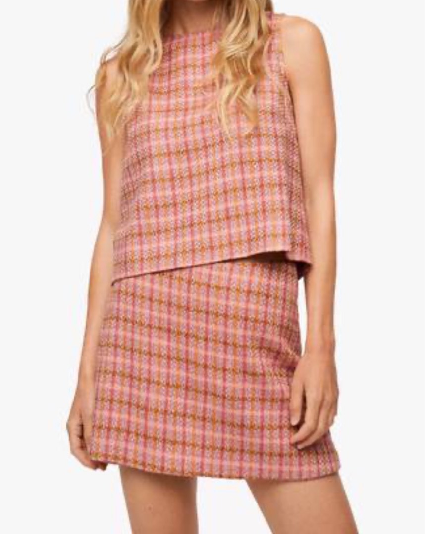 DECLUTTER SALE ‼️ Original Mango Set (top and skort), Women's Fashion ...