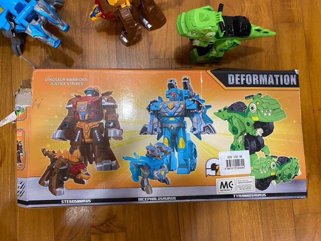 Dinosaur transformer bot, Hobbies & Toys, Toys & Games on Carousell