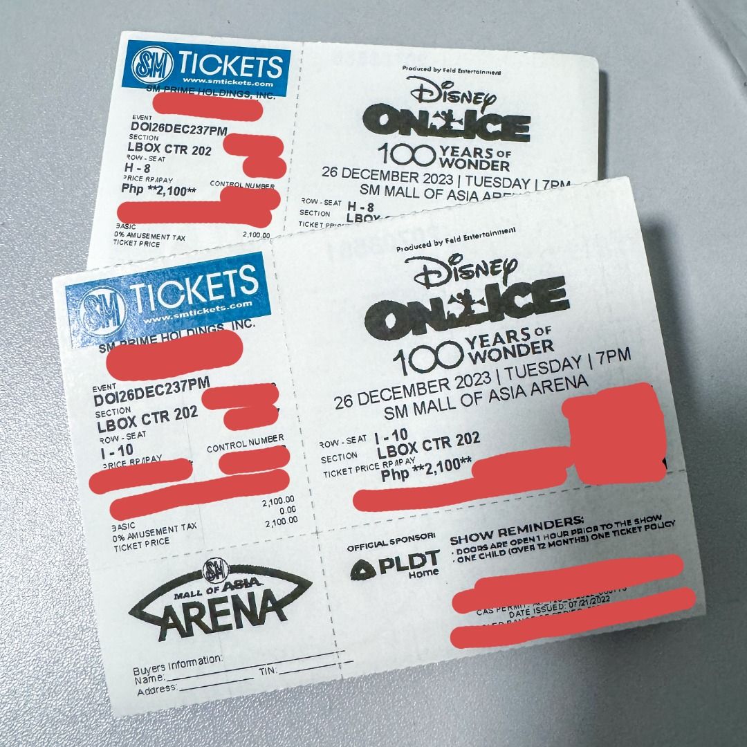 Disney On Ice (10 pcs LB Center) (7PM Dec 26), Tickets & Vouchers ...