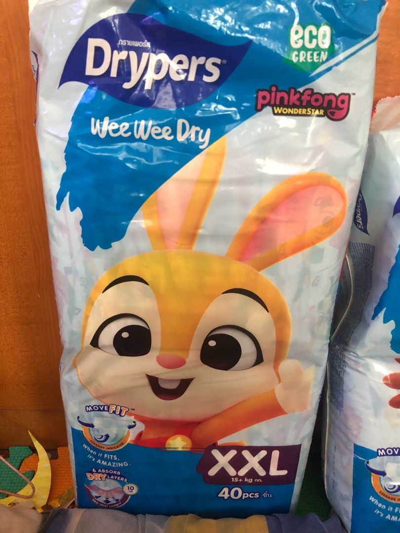 Drypers Diaper XXL and L, Babies & Kids, Bathing & Changing, Diapers ...