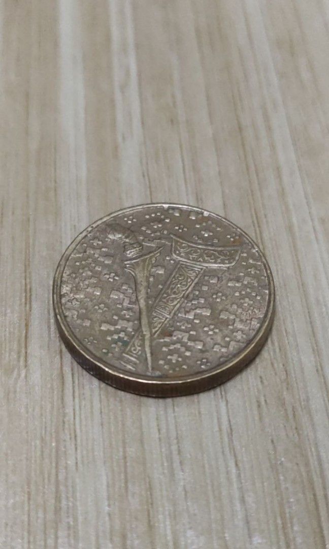 Duit Syiling Lama 1 Ringgit Malaysia Tahun 1993 / Old Coin 1 Ringgit ...