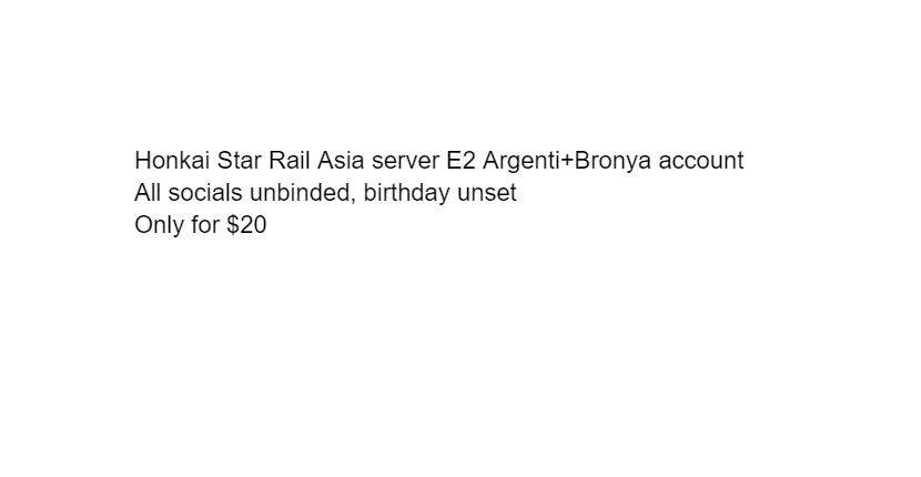 E2 Argenti+Bronya Honkai Star Rail Account, Video Gaming, Video Games ...