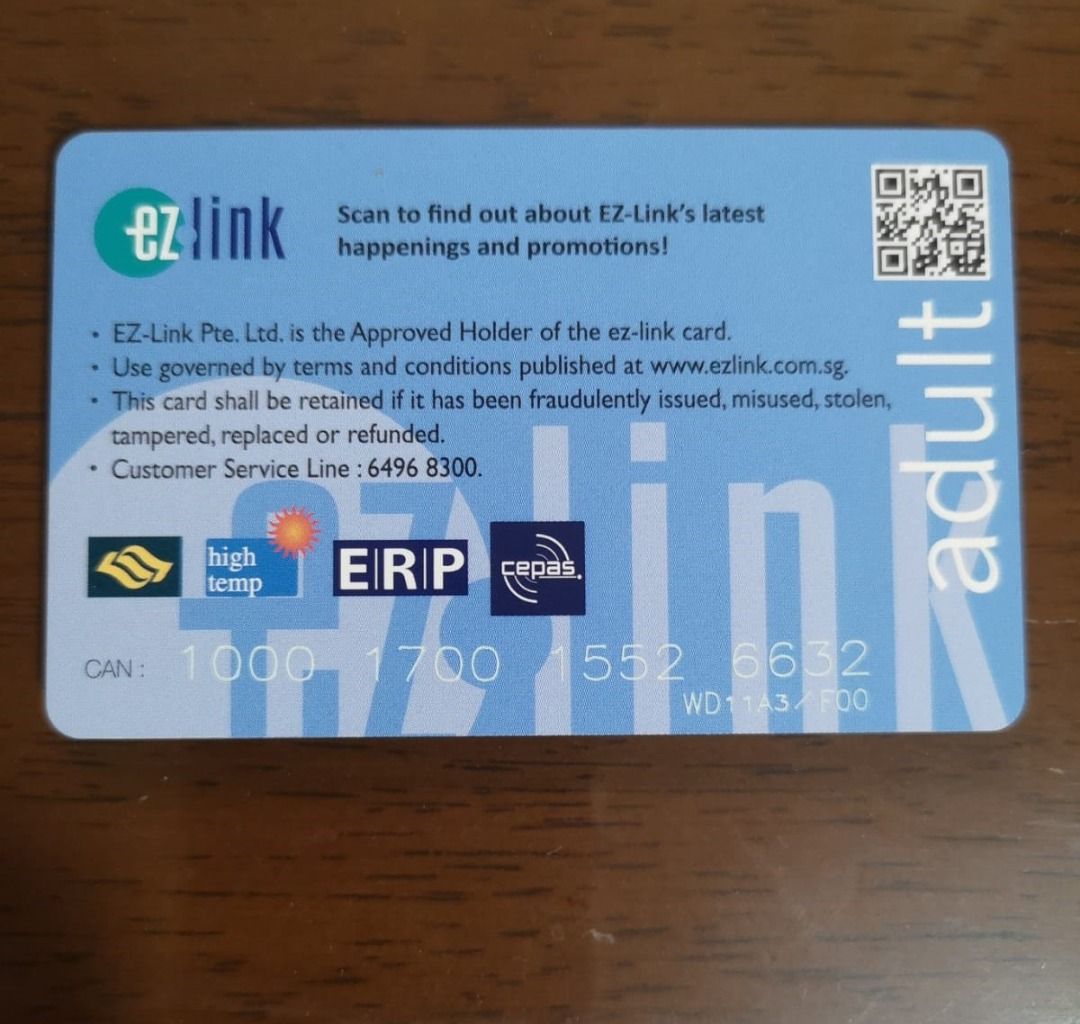 Elections Department 70th Anniversary Commemorative EZ Link card ...