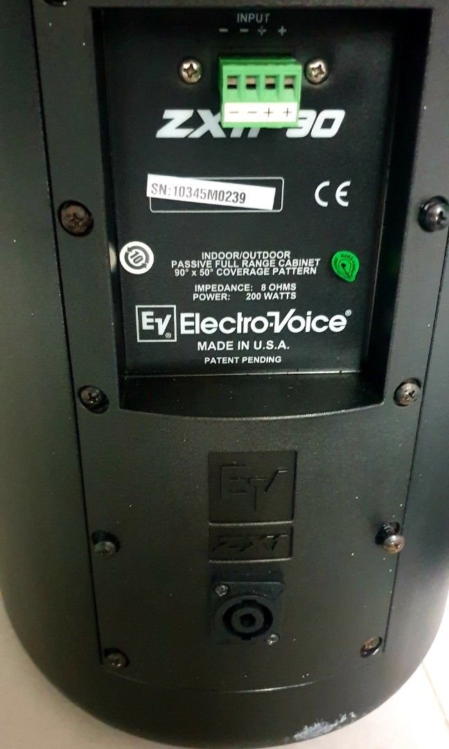 ElectroVoice ZX1i-90 speaker passive, Audio, Soundbars, Speakers ...