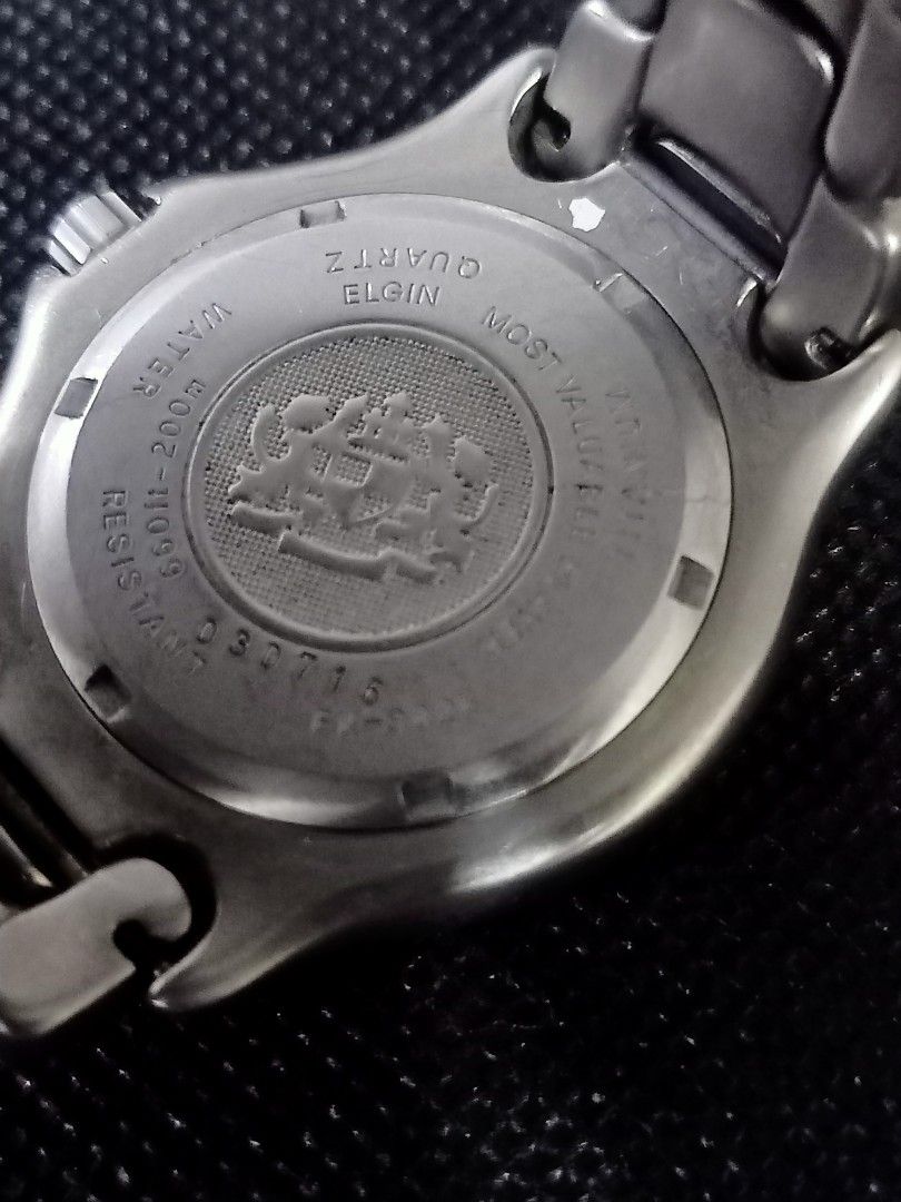 Elgin titanium Quartz, Men's Fashion, Watches & Accessories, Watches on ...