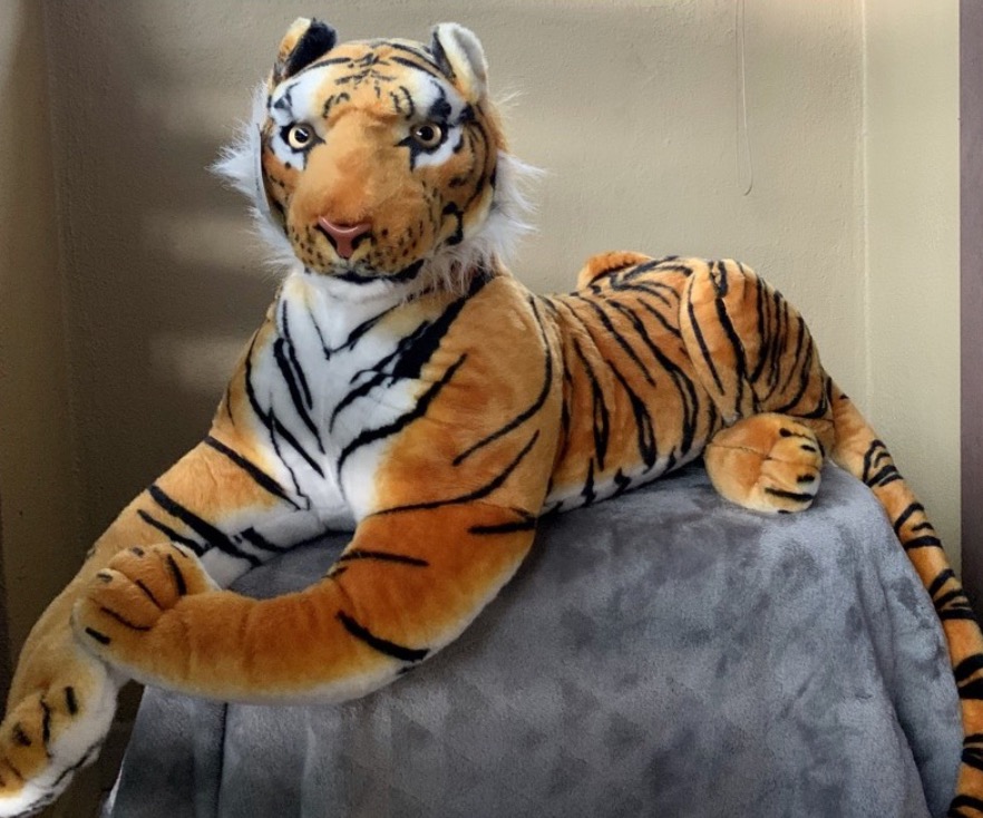 EXTRA LARGE// MEDIUM// MINI SIZE BROWN TIGER SOFT TOY - XL, Hobbies ...