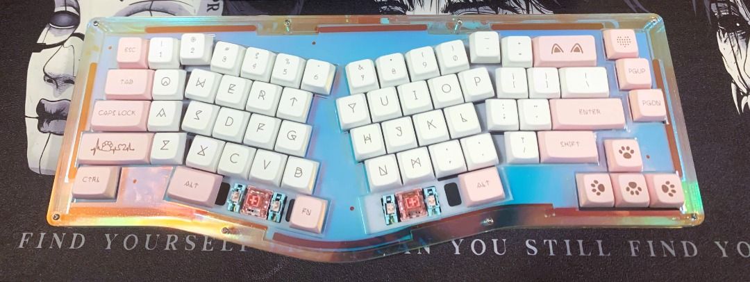 Fancytech Alice 66 Keyboard Iridescent Computers And Tech Parts And Accessories Computer