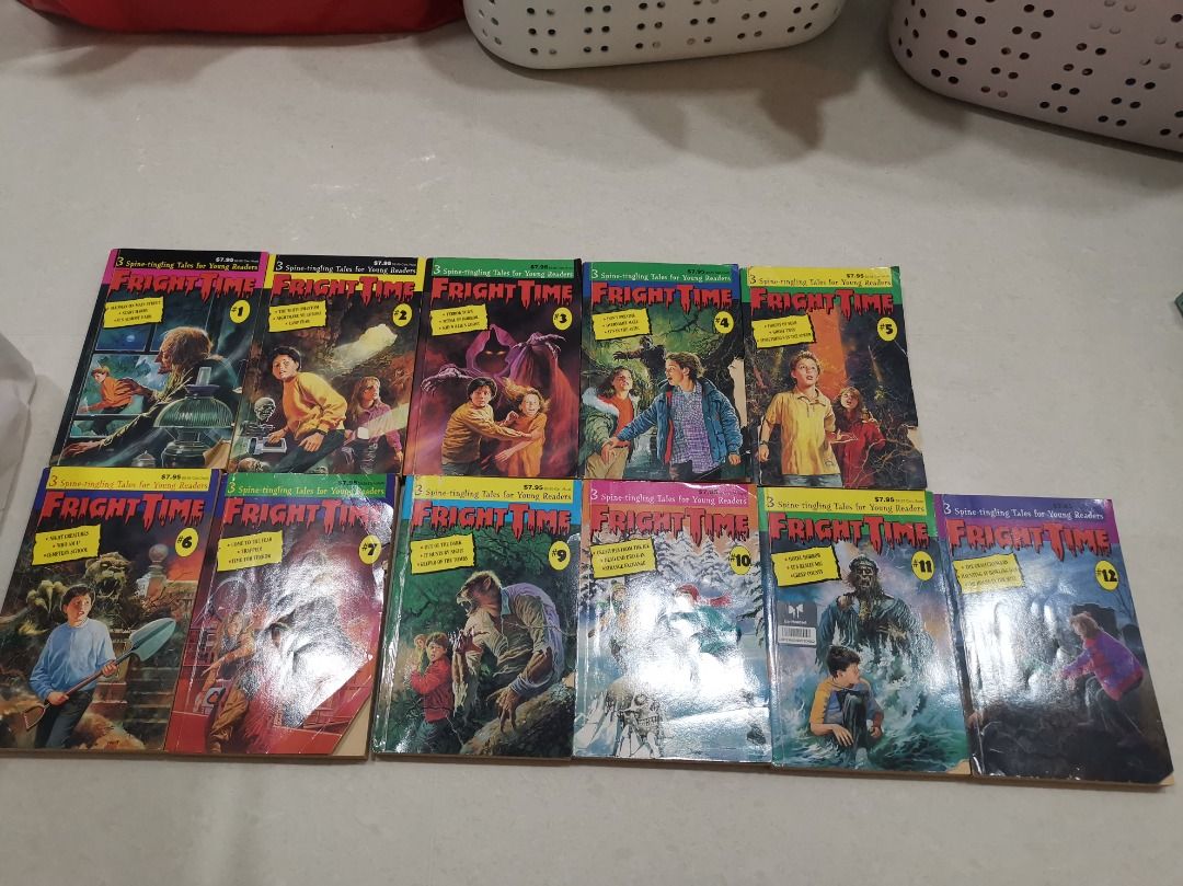Fright time book set #1 to #12, Hobbies & Toys, Books & Magazines ...