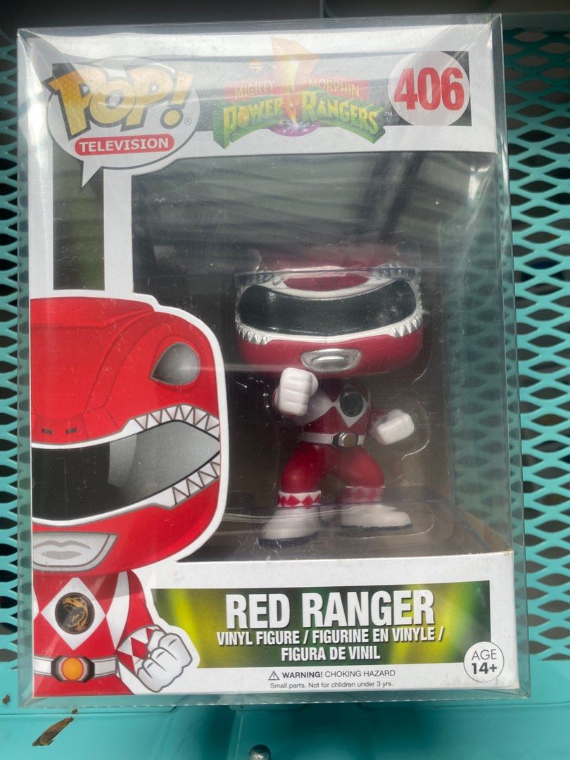 Funko power rangers red ranger 406, Hobbies & Toys, Toys & Games on ...