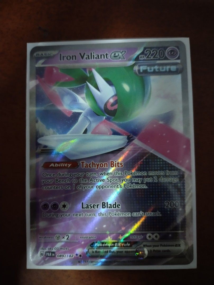 Garchomp ex & Iron Valiant ex, Hobbies & Toys, Toys & Games on Carousell