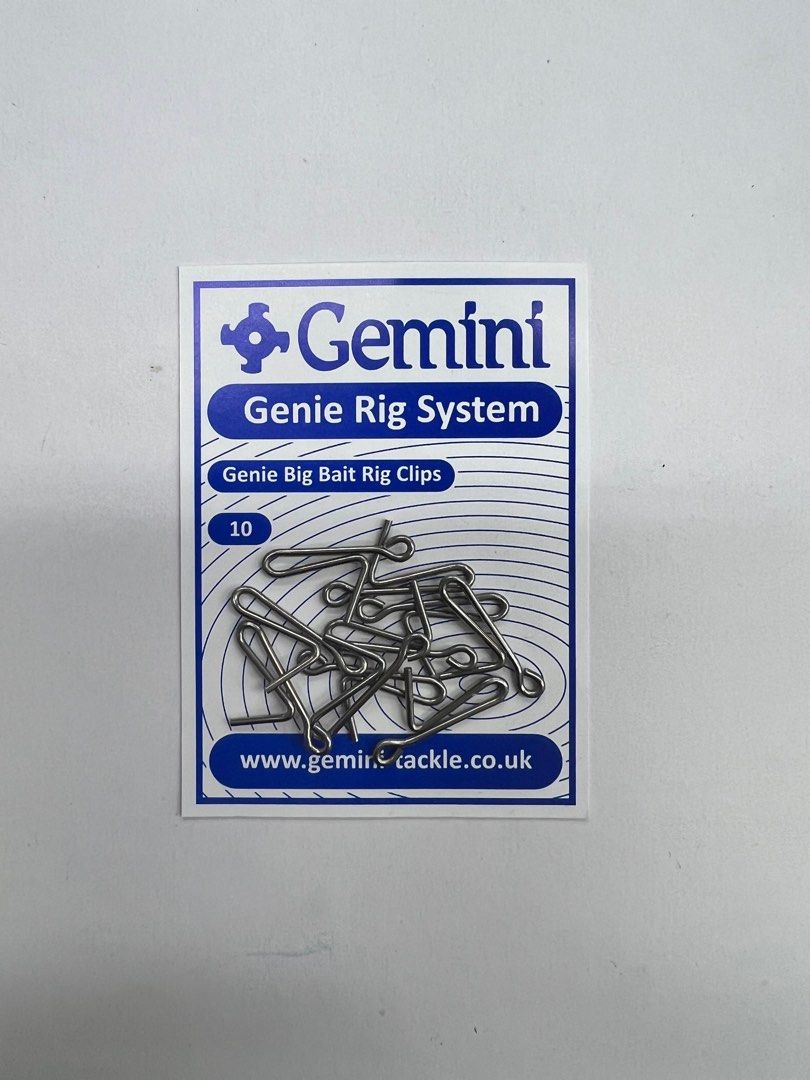 GEMINI GENIE BIG BAIT RIG CLIPS, Sports Equipment, Fishing on Carousell