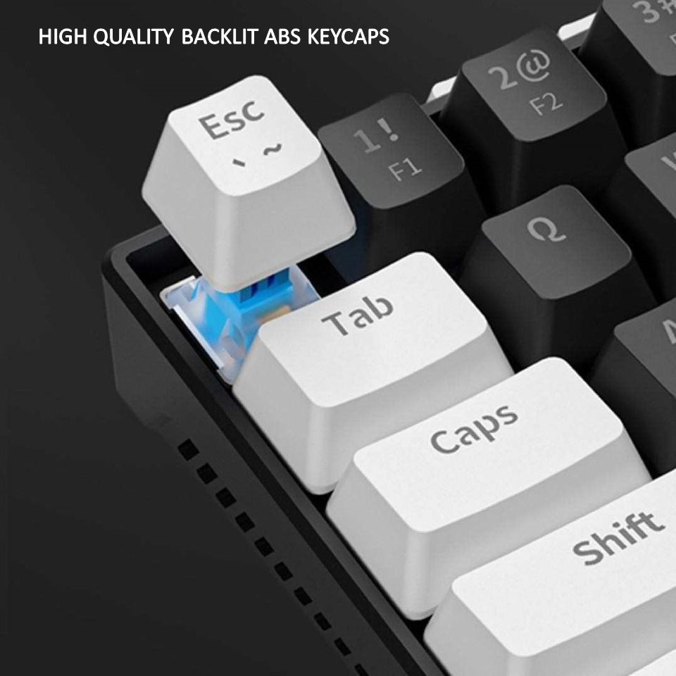 GK 63 68 Key 60% 65% Hotswappable Compact Mechanical Keyboard with RGB ...
