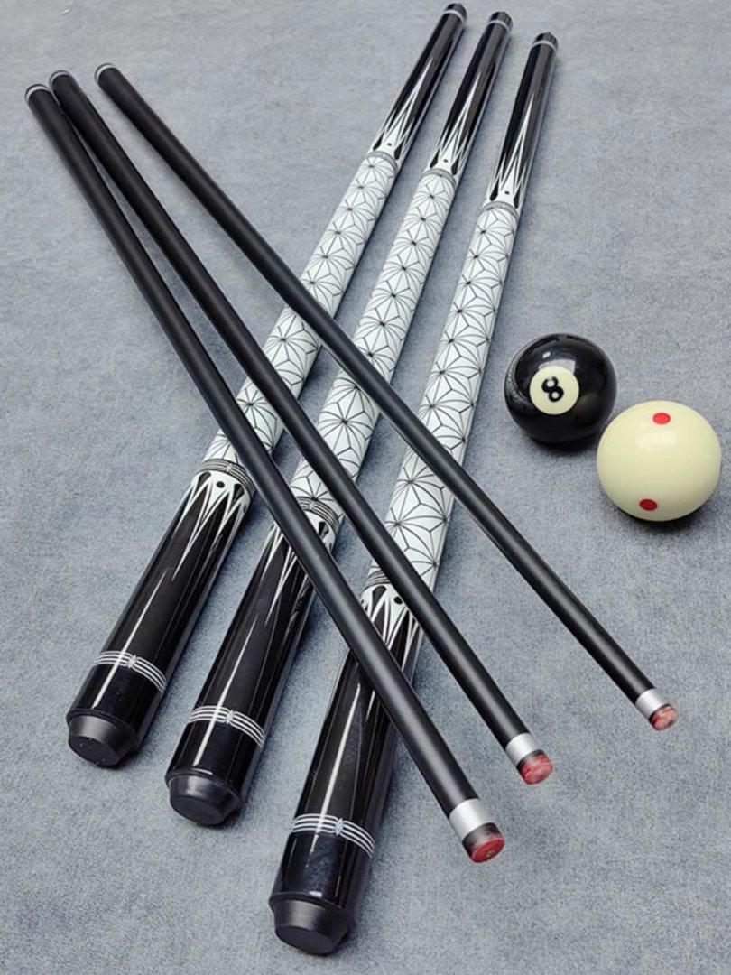 Graphite Pool cue set - monochrome, Sports Equipment, Sports & Games ...