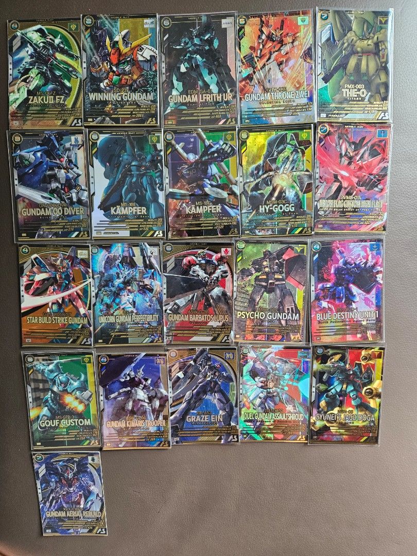 Gundam Arsenal Base Mecha Cards, Video Gaming, Gaming Accessories, Game ...